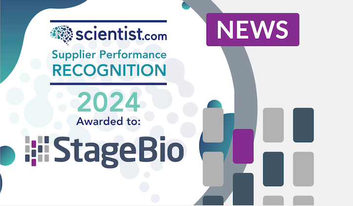 StageBio Named Recipient of Supplier Performance Award